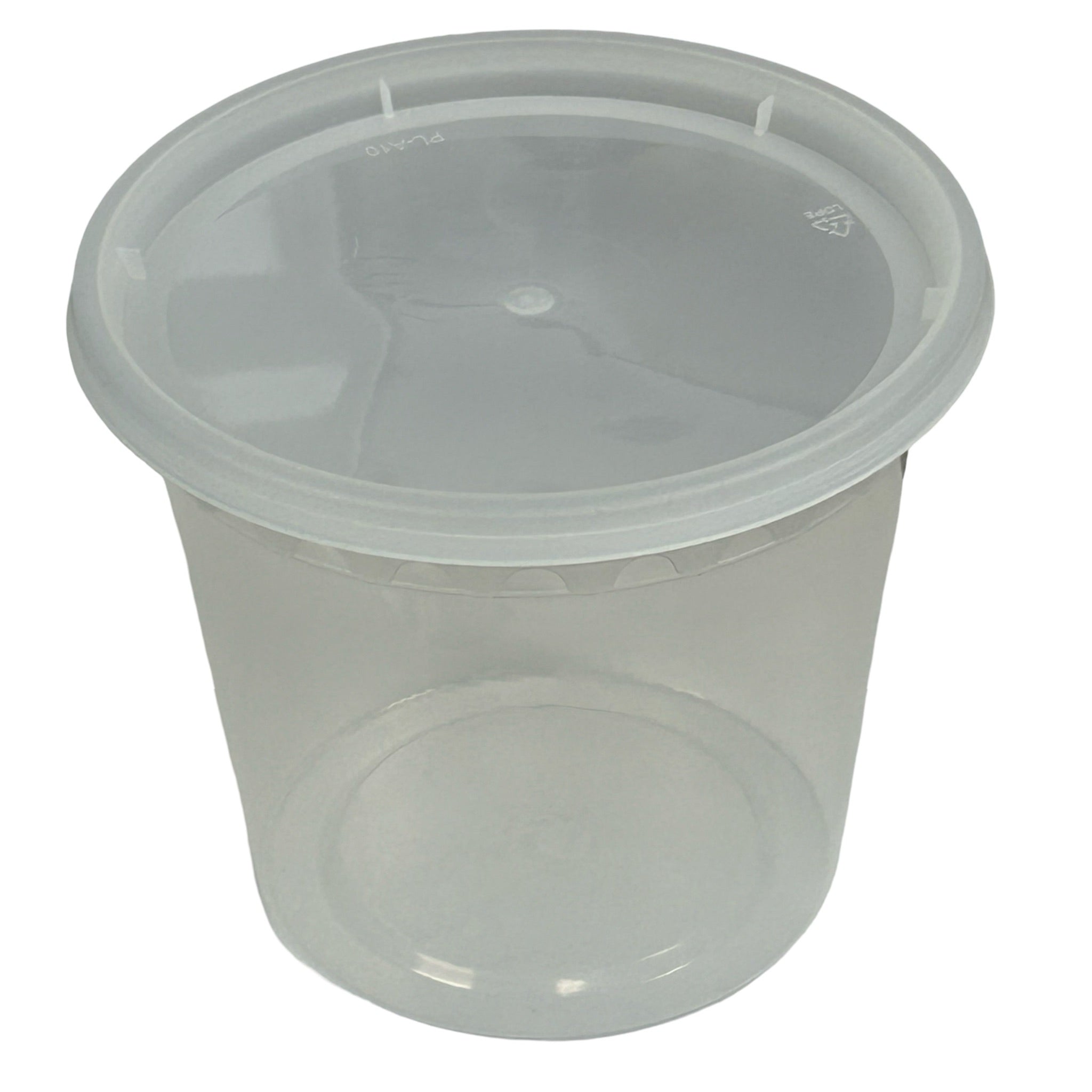 20oz - Plastic Deli Soup Containers Sets Clear - Orca Select - Carton ...